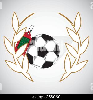 Soccer design. Football icon. Colorfull illustration, vector gra Stock ...