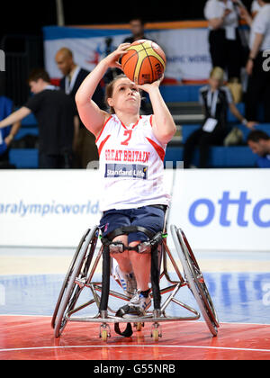 Great Britain's Helen Freeman in action during the practice session ...
