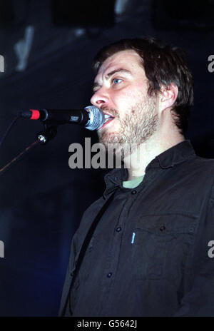 Doves lead singer and bass player Jimi Goodwin at the Mercury Music ...