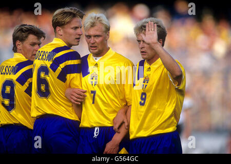 Soccer - UEFA Euro 92 - Semi Final - Sweden v Germany - Rasunda Stadium ...