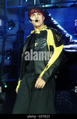 Abs Breen (Richard Breen) from the boy band Five performing on stage at ...