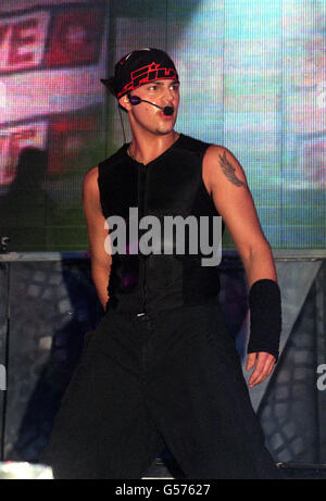 Abs (Richard Breen) from boy band Five at Planet Hollywood where ...