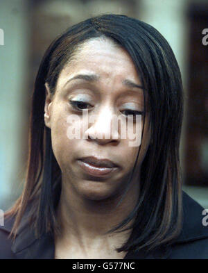 Athlete Diane Modahl leaving the High Court, after she lost her damages ...