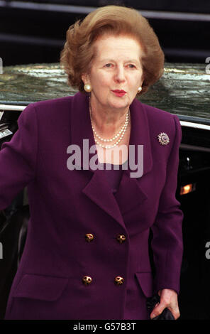 Thatcher resign anniversary Stock Photo - Alamy