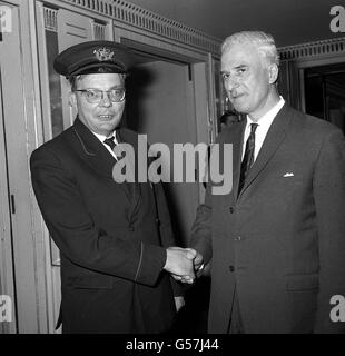 Allan Smethurst (right), The Singing Postman, asks for, and Harry ...