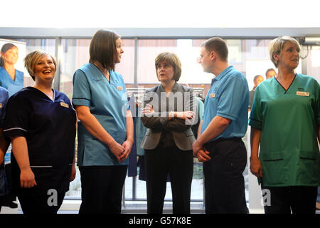 New NHS Scotland uniforms Stock Photo - Alamy