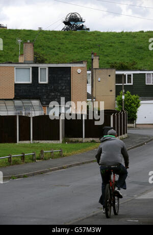 A general view showing houses near Hatfield Colliery, Stainforth ...