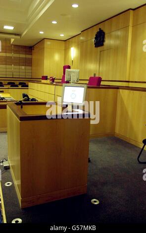 Crown Court Room Stock Photo - Alamy