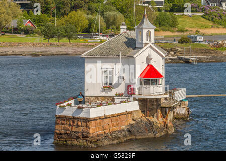 Dyna Fyr island restaurant Oslo, Norway Stock Photo - Alamy