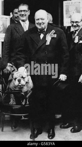 Politics - 1950 General Election - Woodford, Essex Stock Photo ...
