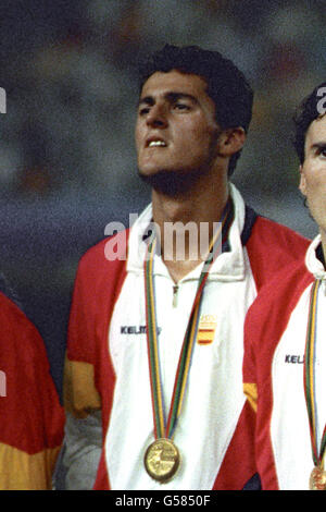 Soccer - 1992 Barcelona Olympics - Soccer - Final - Poland v Spain ...