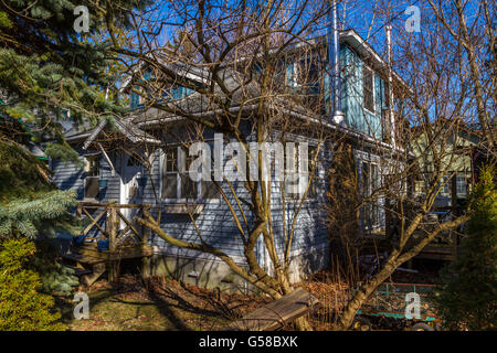 A rustic house on Centre Island, one of a of a small group of Islands ...