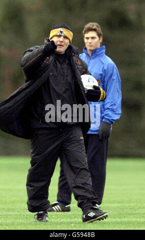 Wolverhampton Wanderers first training with new head coach Paul Lambert ...