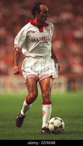 SPANISH SOCCER. RAFA PAZ, SEVILLA Stock Photo - Alamy