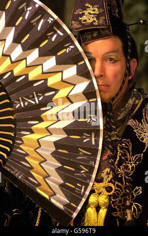 Peter Ellis in the dress rehearsal of The Mikado at The Hackney Empire ...