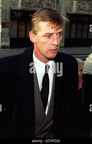 Jimmy Bulger, uncle of murdered toddler James Bulger leaving the High ...
