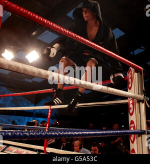 Boxing - Hand Arena - Clevedon Stock Photo - Alamy