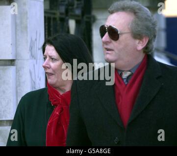 Husband and wife Joseph and Ann Howe arriving for the start of their ...