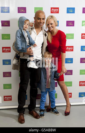 Jade Jones with children Tate (left) and Beau (right) launch Emma's ...