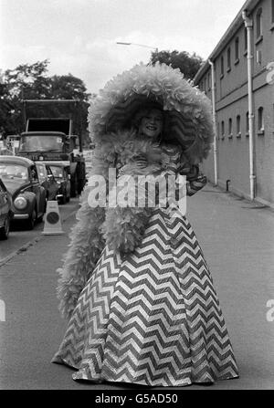 Gertrude Shilling and her son David Shilling at Royal Ascot ladies day ...