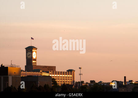 Allen bradley Rockwell building and clock tower largest in the world in ...