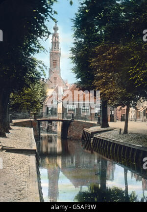 canal, historic city, Edam, The Netherlands Stock Photo: 103558647 - Alamy