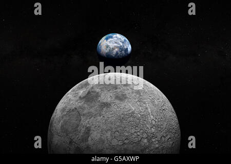 Earth seen from space Stock Photo - Alamy