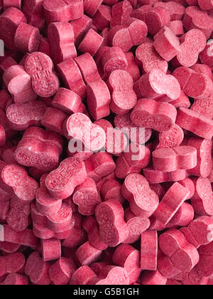 Newly pressed Ecstasy pills called "Gold Bars" containing around 200mg ...