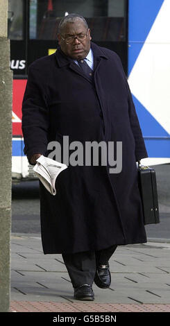Former magistrate Alfred Webley, from Norwood, S London, arriving at ...