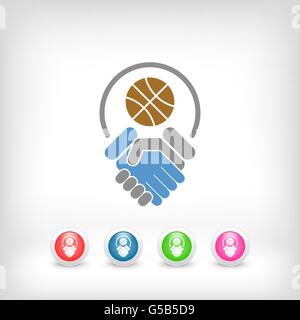 Basketball fairplay icon Stock Vector Image & Art - Alamy