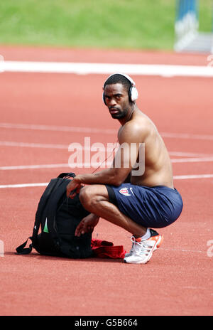 Tyson Gay. United States sprinter Tyson Gay during today's open ...