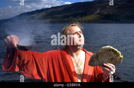 Kevin Carlyon, High Priest of the British Coven of White Witches with ...