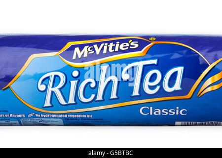 McVities food business brand logo on side view white articulated ...