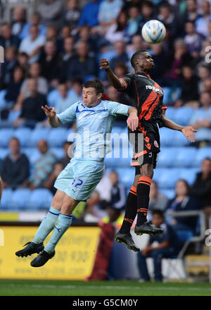 Coventry City's Steven Jennings (left) during warm-up Stock Photo - Alamy