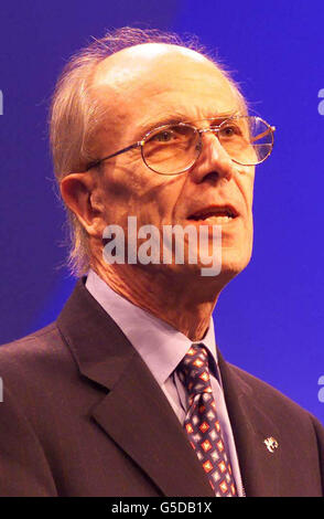 Former Chairman of the Conservative Party David Davis speaks to the ...