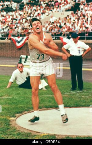 Athletics, Discus. Al Oerter, USA Stock Photo - Alamy