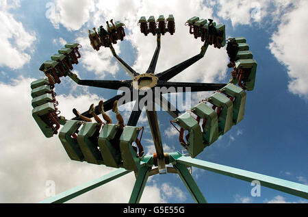 Kleman Vortex Thorpe Park Stock Photo - Alamy