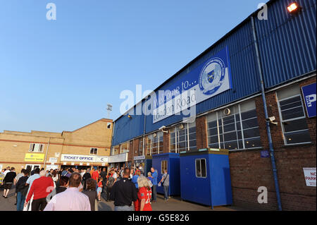General View of Peterborough United's ground, London Road Stock Photo ...