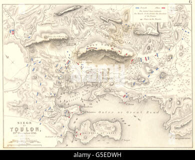 Map of Siege of Toulon - 19th December 1793. The Siege of Toulon (8 ...