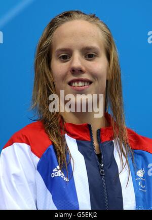 Bronze Medalist Great Britain's Louise Watkin after the Women's 200m ...