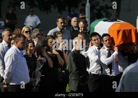 Alan Ryan funeral Stock Photo - Alamy