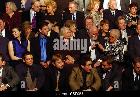 Lord Attenborough (bearded), an original cast member of Agatha Christie ...