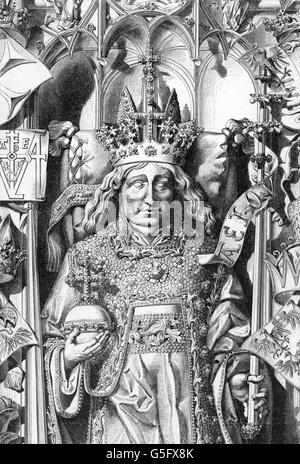 Tomb of Frederick III in Vienna, , (architectural history Stock Photo ...