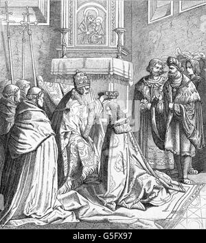 Frederick III, 1415 - 1493, Historical illustration, 19th century ...