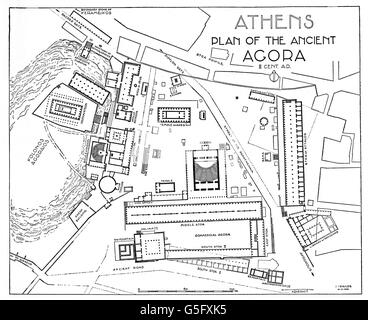 An Agora in ancient Greece Stock Photo - Alamy