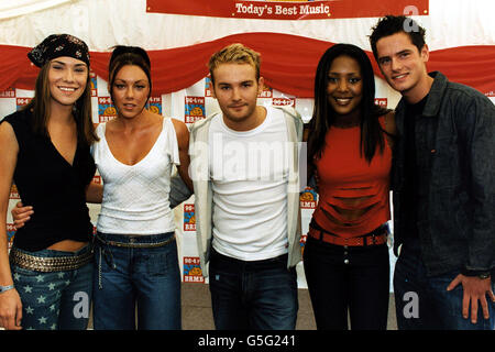 (From left to right) Kevin Simm, Michelle Heaton, Tony Lundon, Kelli ...