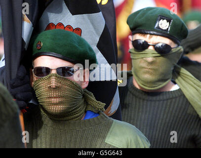 Belfast UDA march Stock Photo: 106691540 - Alamy