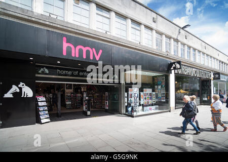 Hmv music video store shop Trafford centre UK United Kingdom England ...