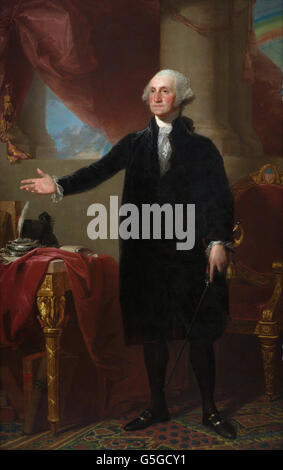 Gilbert Stuart George Washington (The Lansdowne Portrait Stock Photo ...