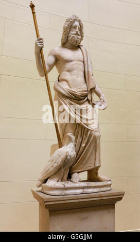 Skulptur/ Bueste Zeus, Berlin Stock Photo - Alamy